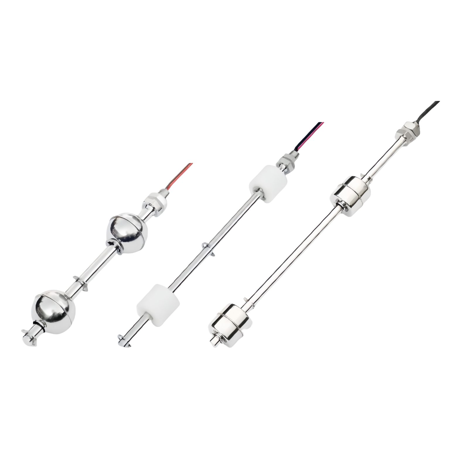 IP68 rated water height sensor dual float level switch